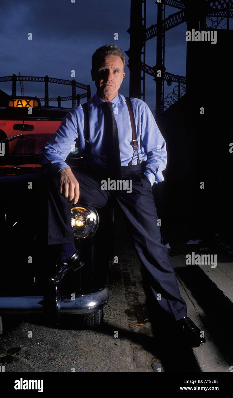 David Hines portrait author and London taxi driver Kings Cross area ...