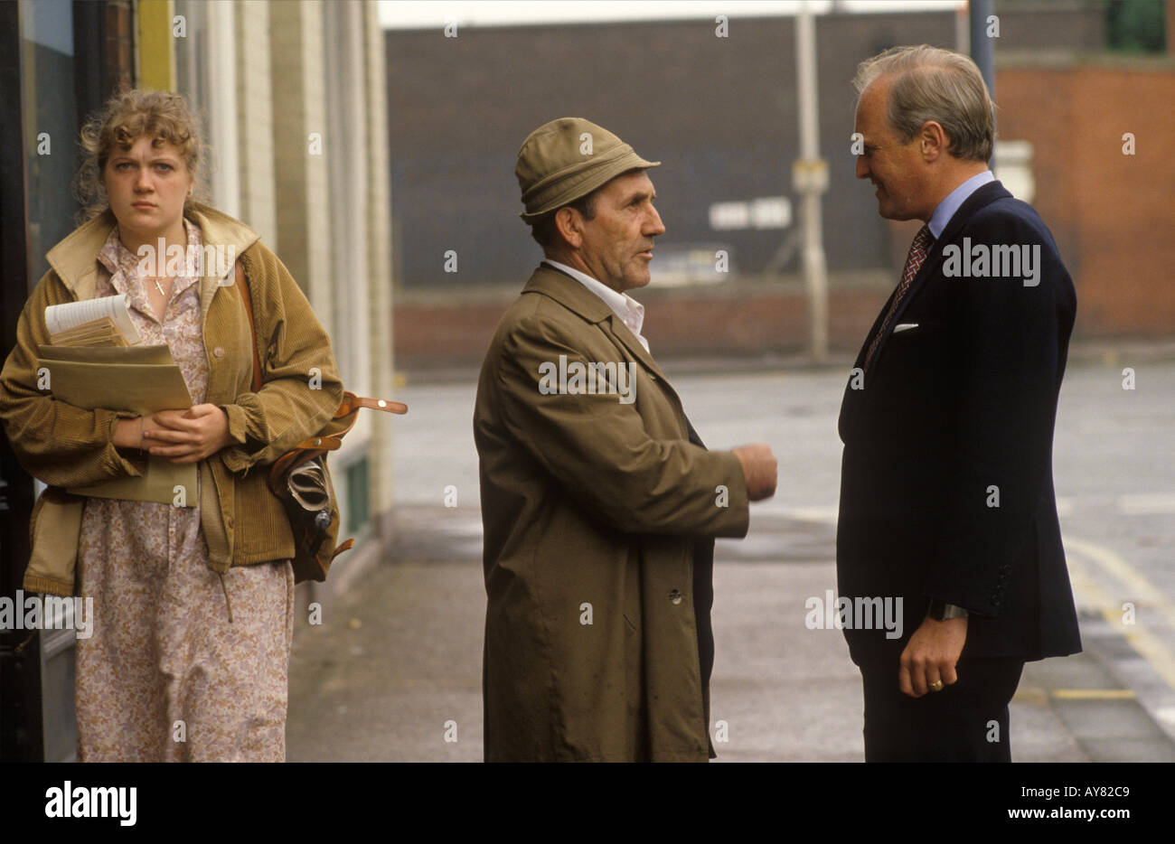 Winston Churchill MP grandson to Sir Winston Churchill talking with his ...