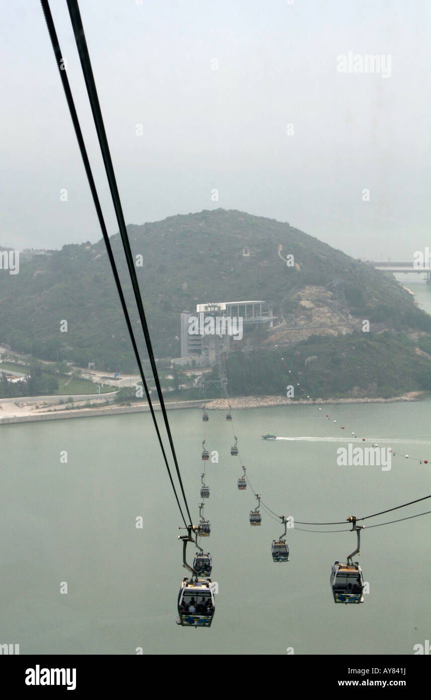 Ngong Ping 360 cable car Lantau Hong Kong April 2008 Stock Photo - Alamy