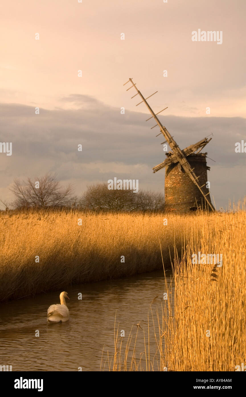 Brograve Mill Horsey Norfolk England UK Stock Photo - Alamy