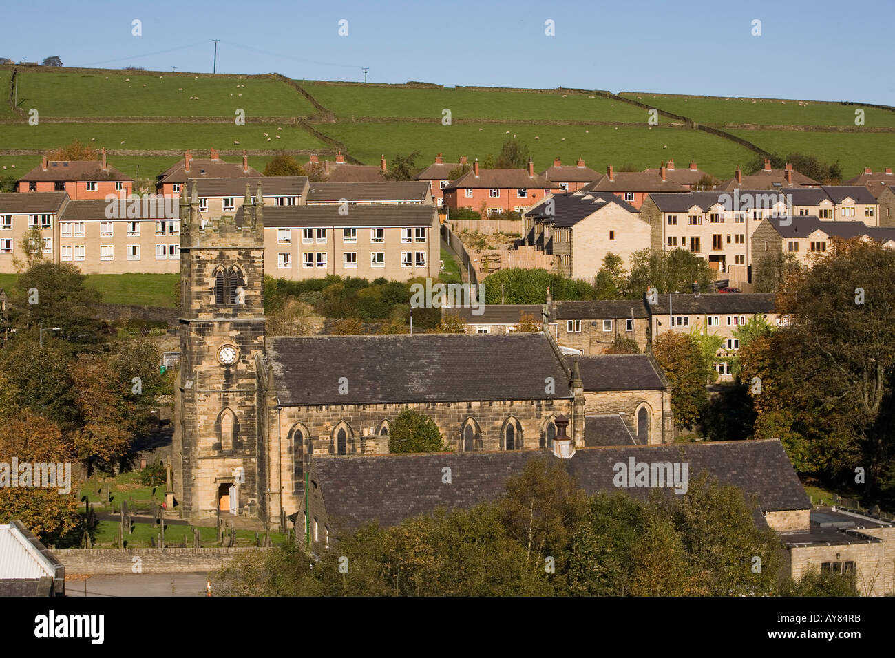Holmfirth village scene hi-res stock photography and images - Alamy