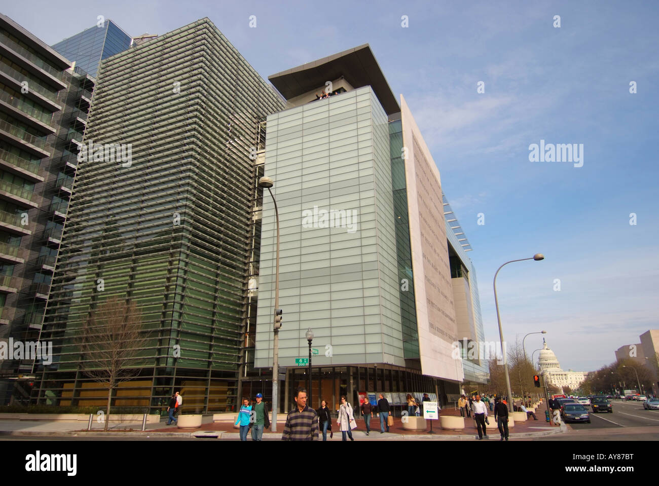 USA Washington DC Newseum museum opened in April 2008 dedicated to the ...