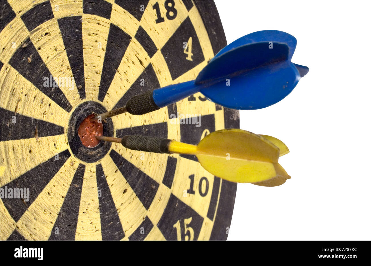 Dartboard (Side View Stock Photo - Alamy