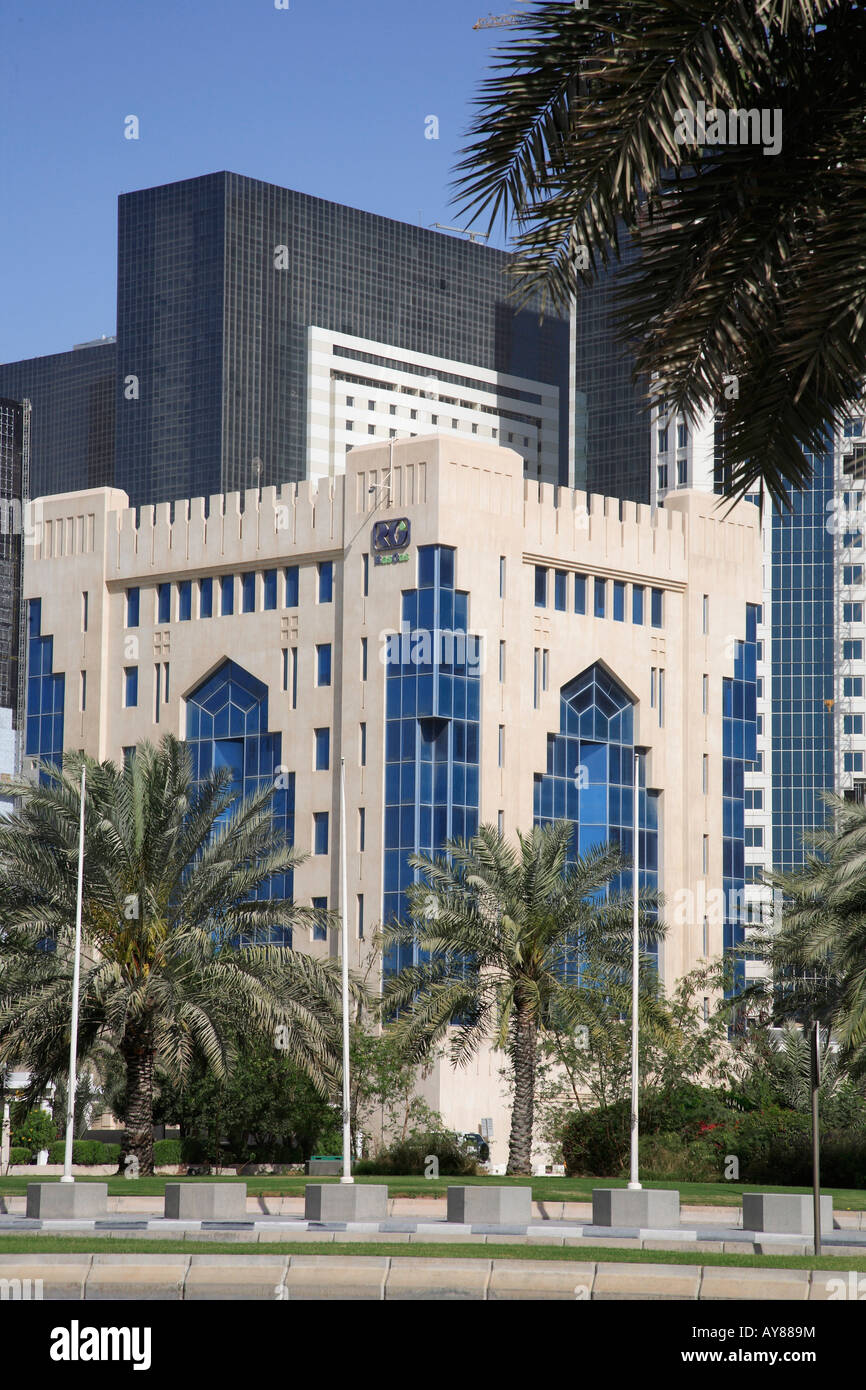 Qatar Doha new business district modern highrise architecture Stock ...