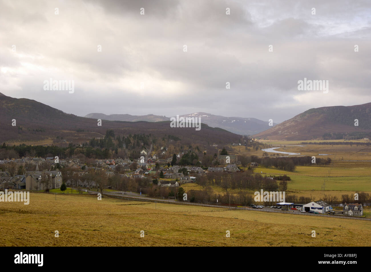 Braemar and the Dee valley, Cairngorms National Park, Aberdeenshire ...