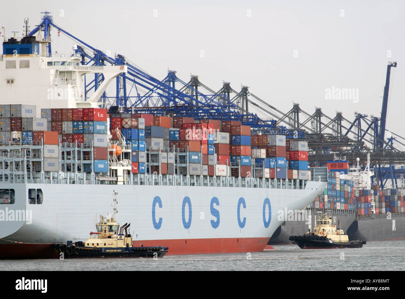 Container ship port trinity quay hi-res stock photography and images ...