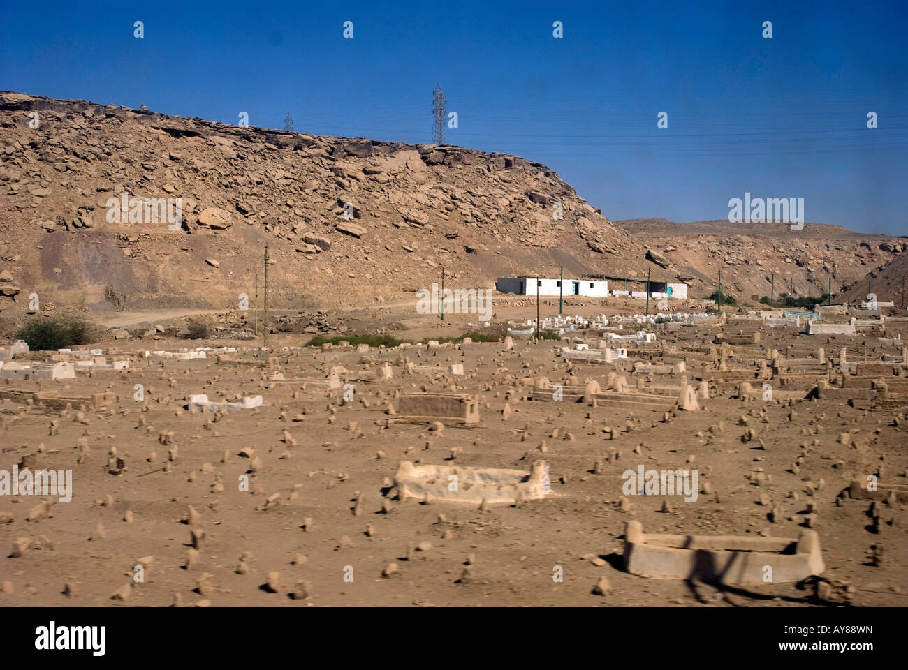 graveyard in desert Stock Photo - Alamy