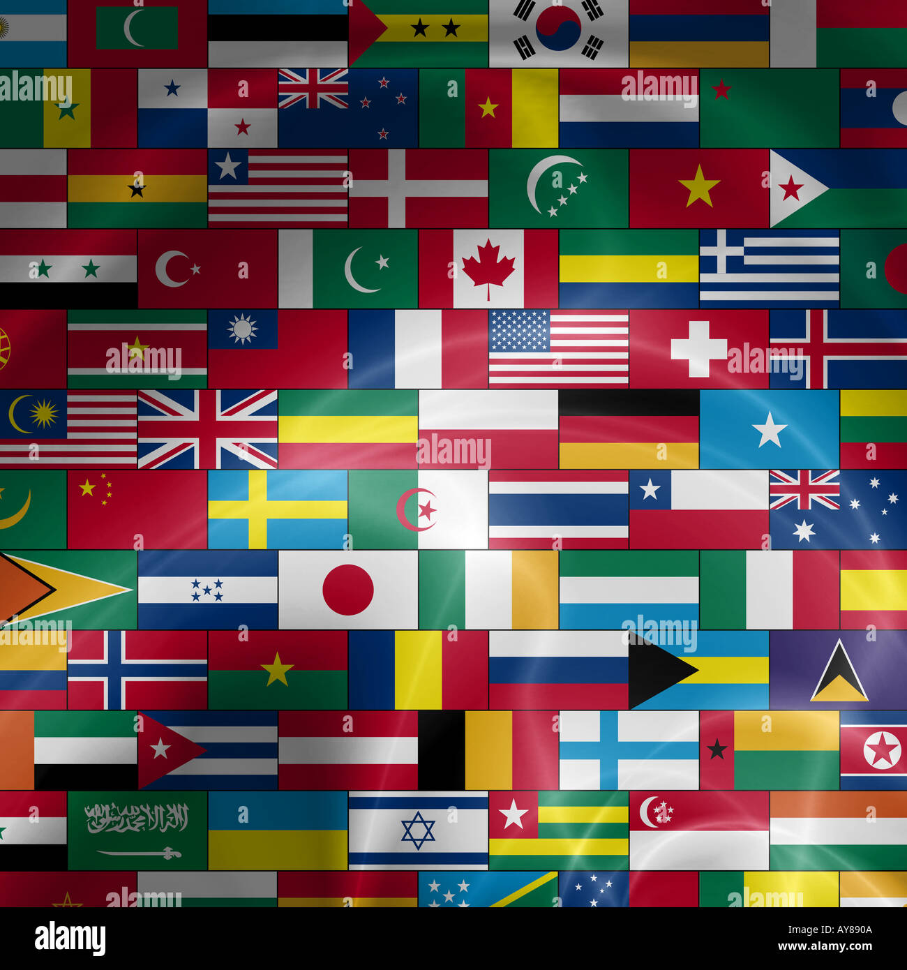 Background of flags of nations of the world Stock Photo - Alamy