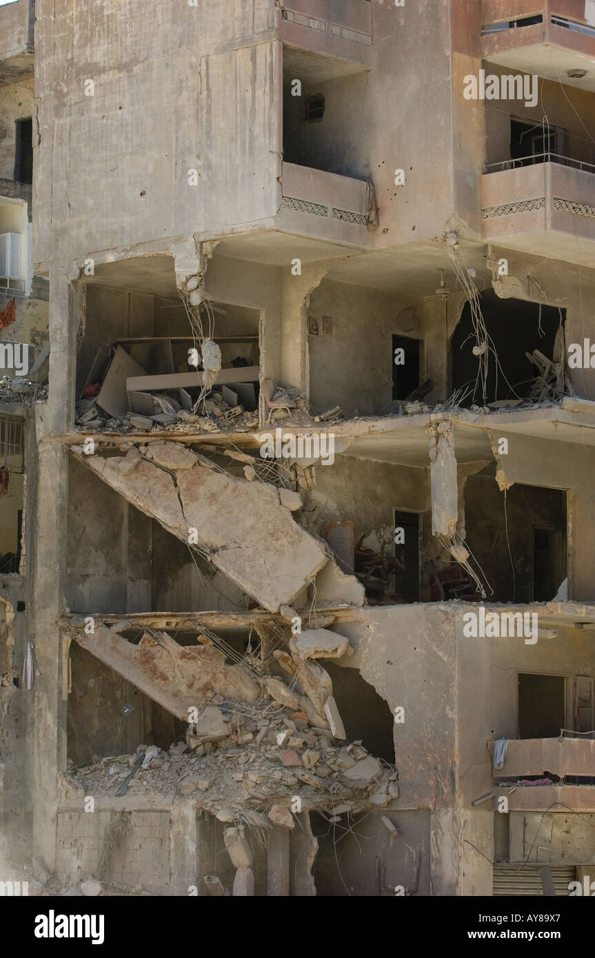destroyed area of hizbullah Stock Photo - Alamy