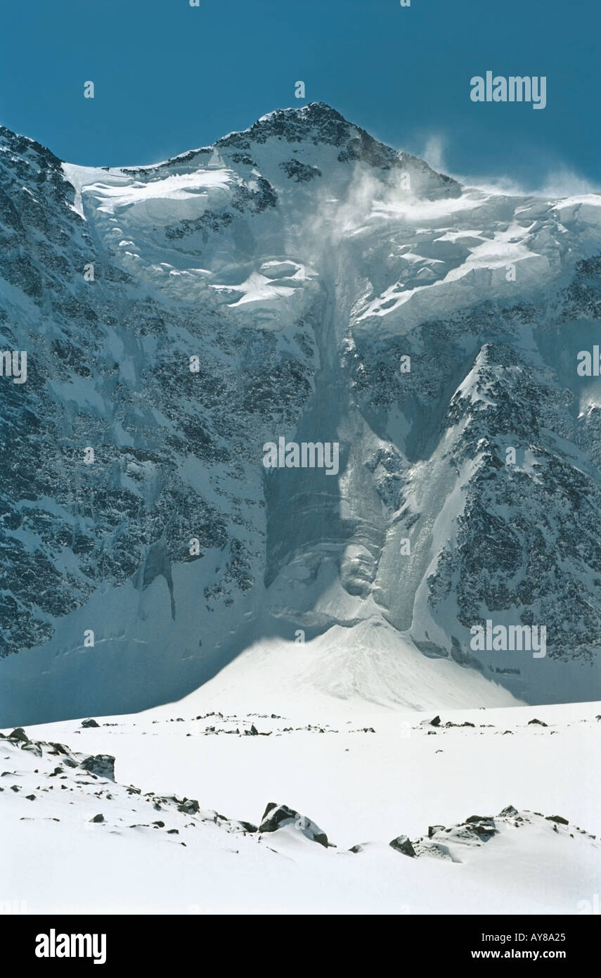 The highest peak of Siberia the Belukha Mountain Katunskiy Ridge Altai ...