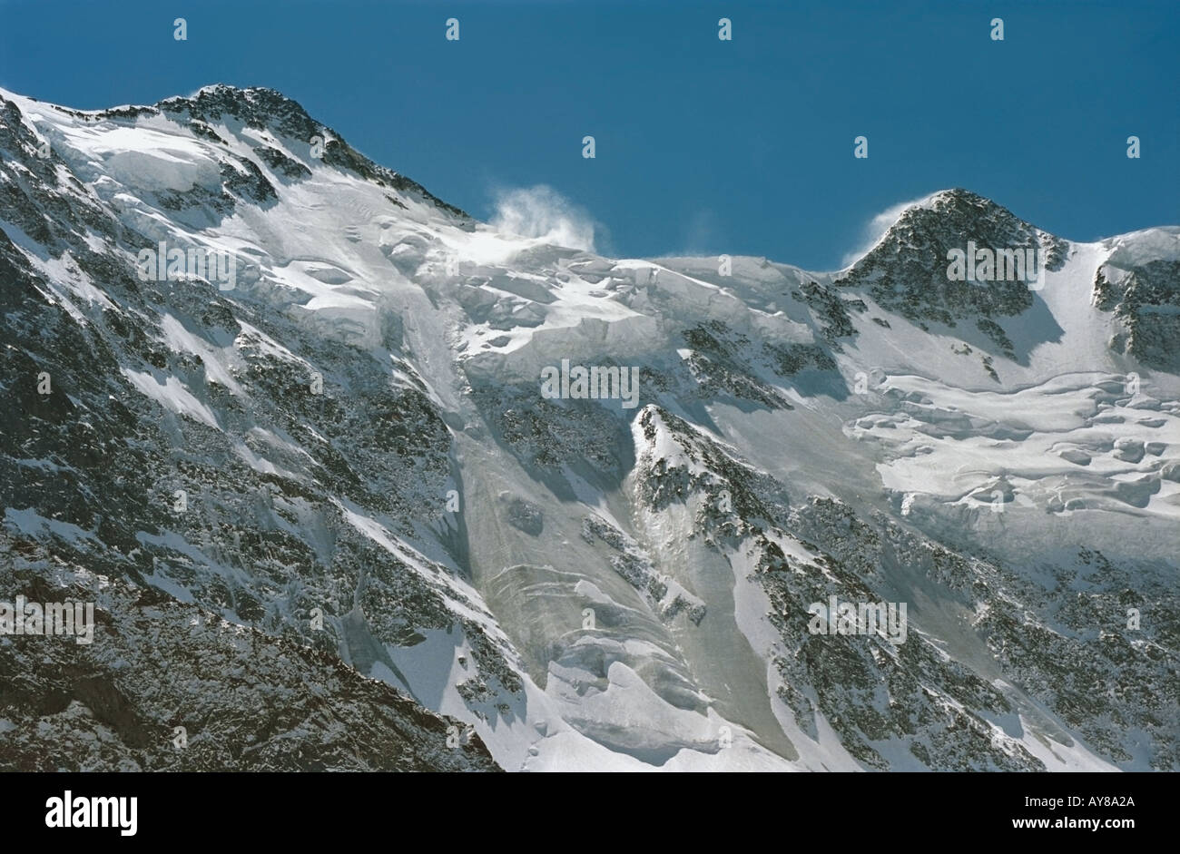 The highest peak of Siberia the Belukha Mountain Katunskiy Ridge Altai ...
