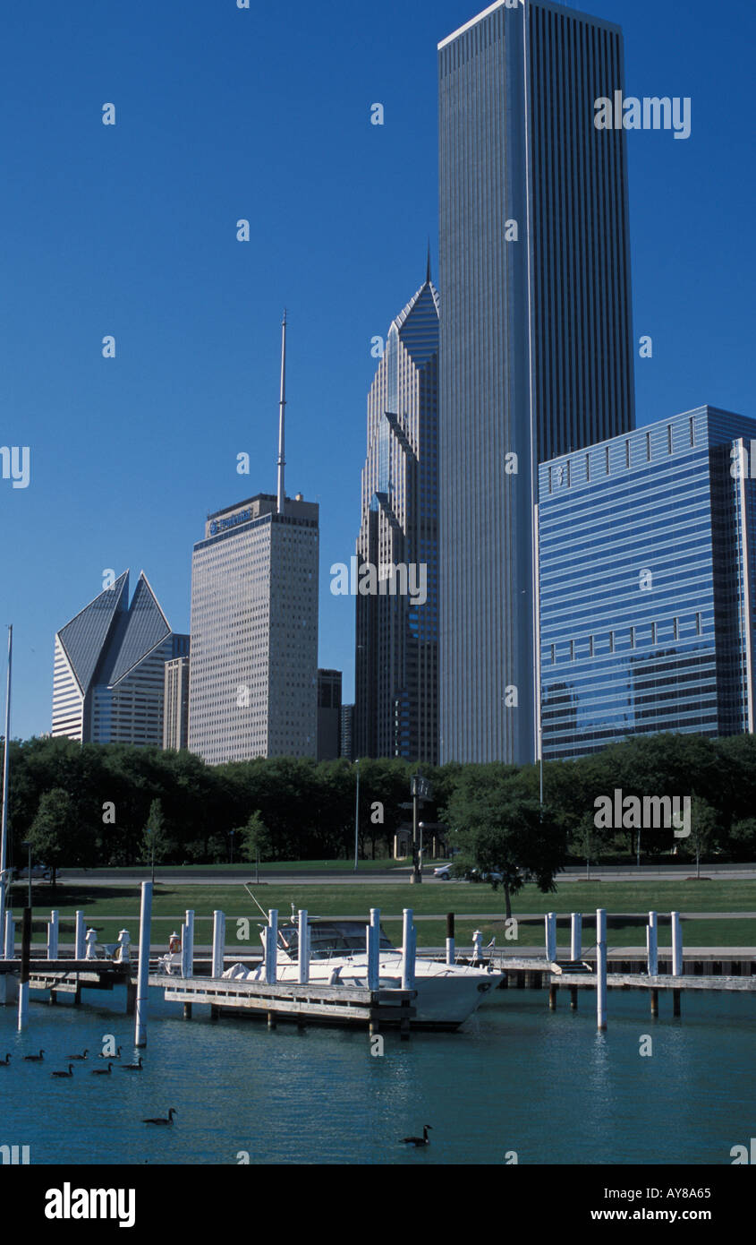 A view along Lakeshore Drive Chicago USA Stock Photo - Alamy