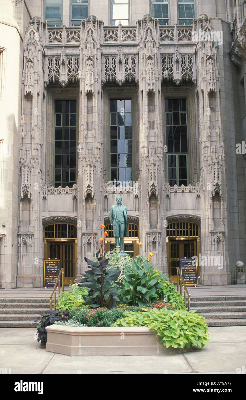 The Tribune Building Chicago USA Stock Photo - Alamy