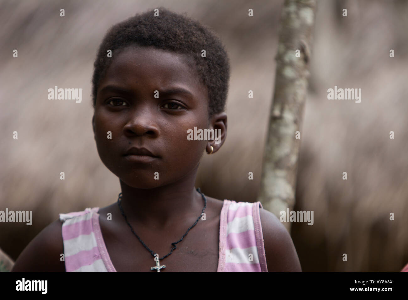 Portrait of an African girl Stock Photo - Alamy