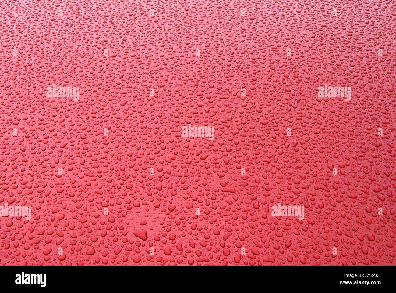 Rain drops on red car hi-res stock photography and images - Alamy