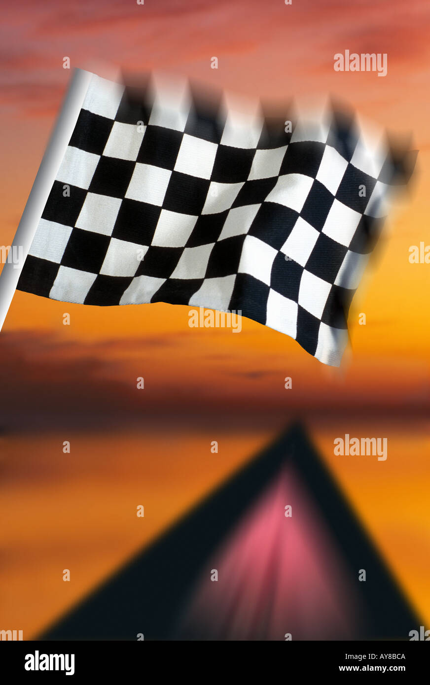 Chequered flag hi-res stock photography and images - Alamy