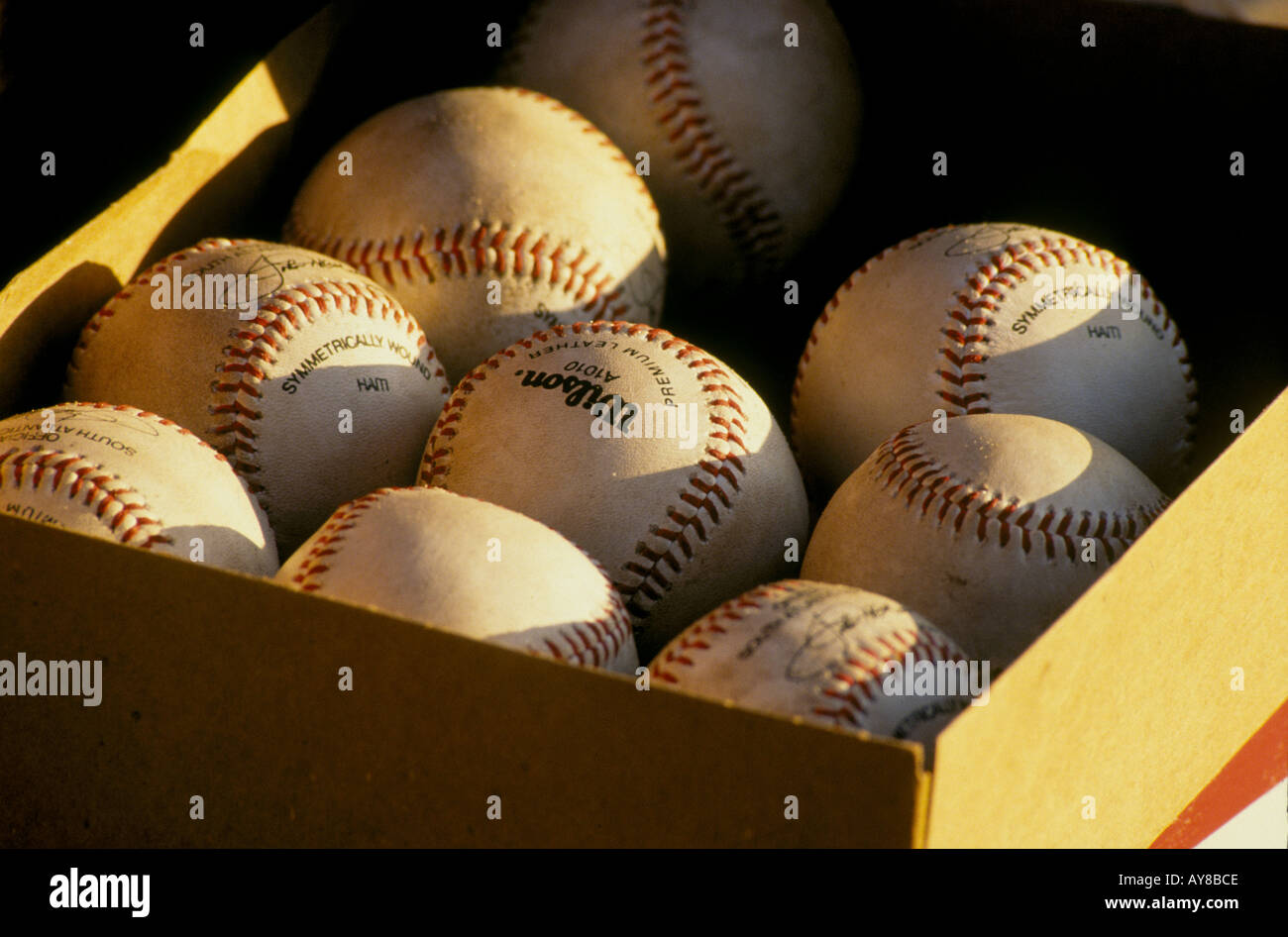 Baseballs box hi-res stock photography and images - Alamy