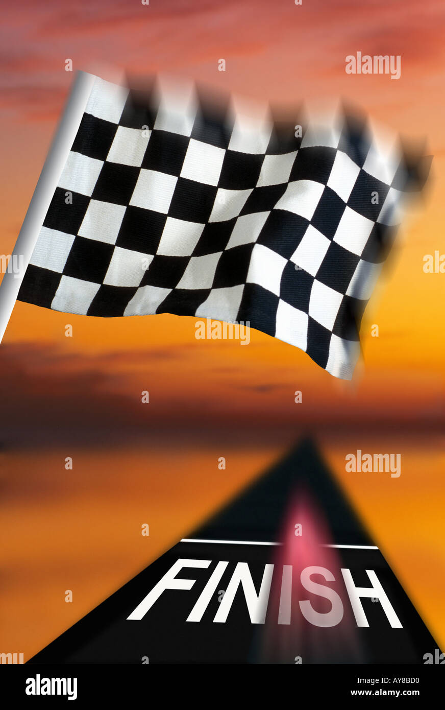 Checkered flag hi-res stock photography and images - Alamy