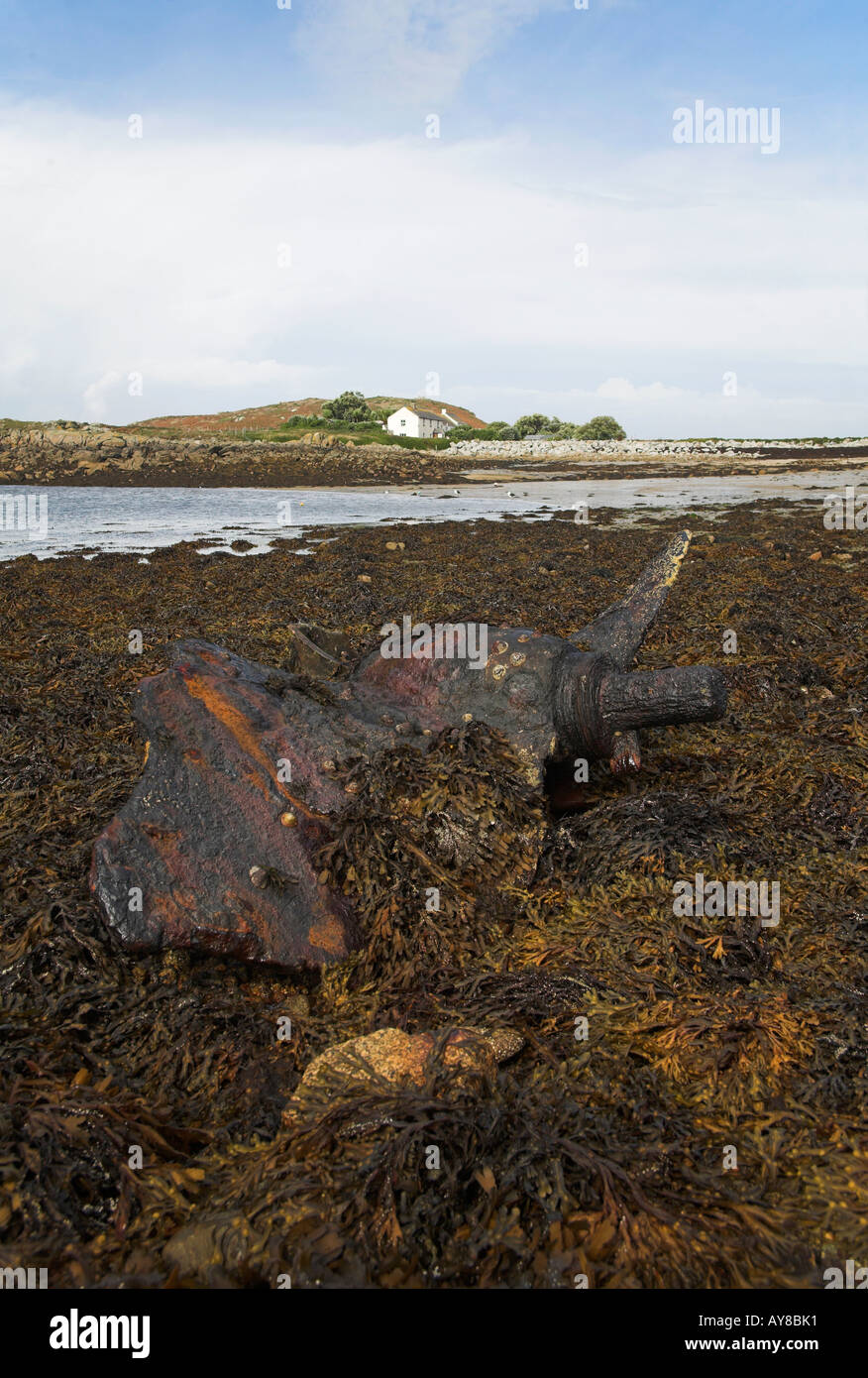 Hell Bay Bryher Scilly island scillies Isle Cornwall England UK west ...