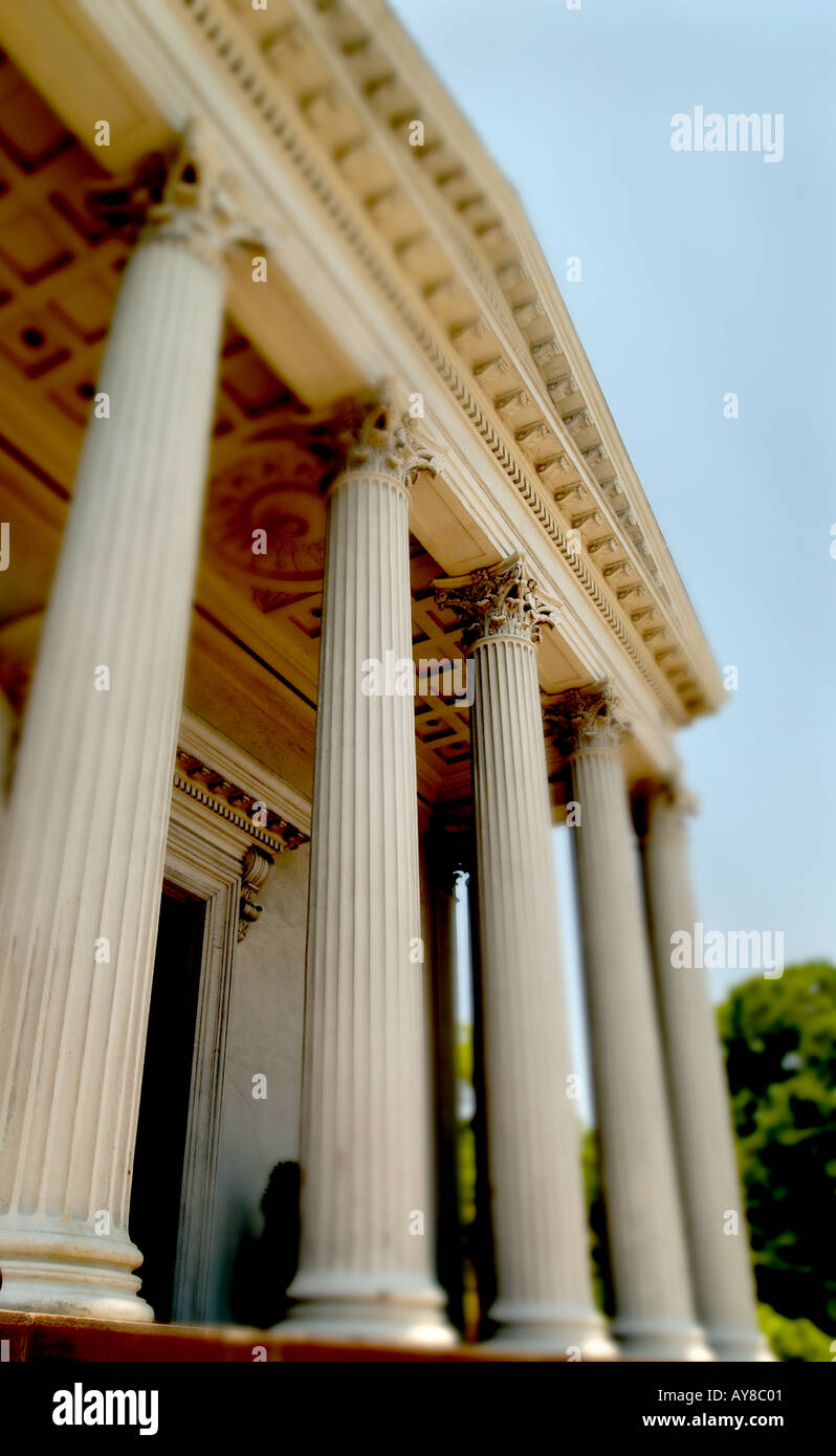 Color image of columns on a building in Charleston South Carolina Stock ...