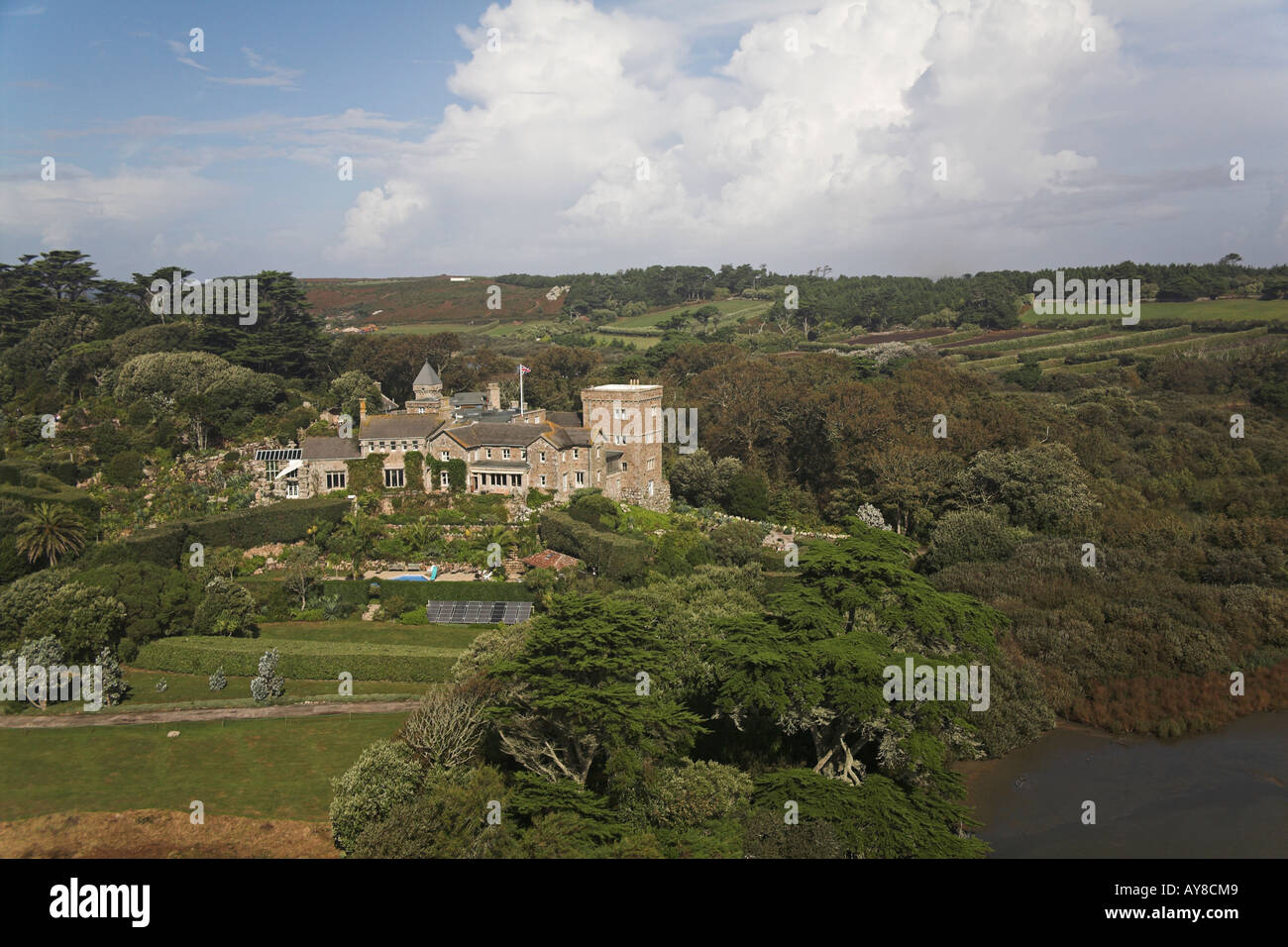 Scilly isle ariel hi-res stock photography and images - Alamy
