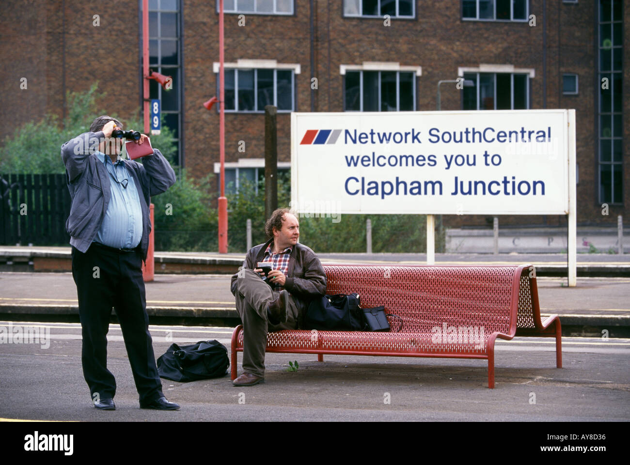Trainspotter trainspotting trainspotters hi-res stock photography and ...