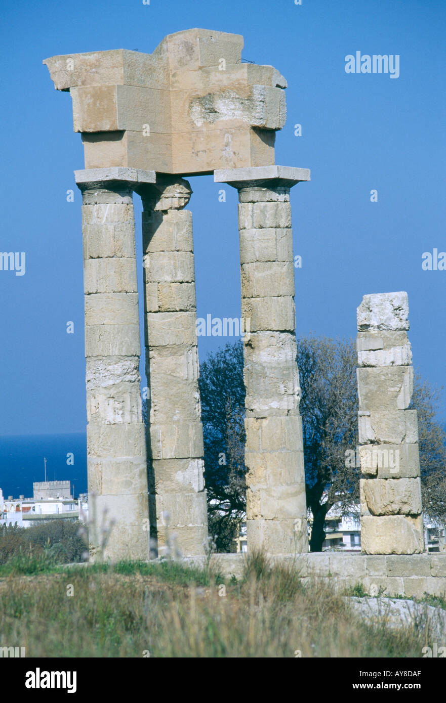 Monte smith acropolis of rhodes hi-res stock photography and images - Alamy