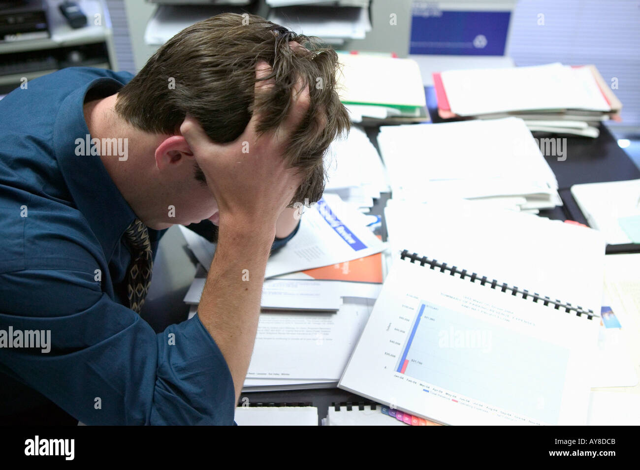 Paperwork Desk Messy High Resolution Stock Photography and Images - Alamy