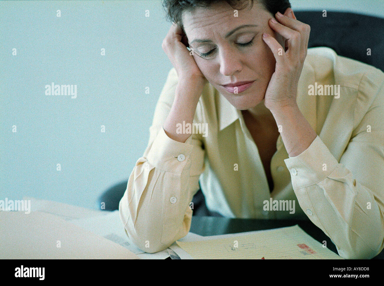 Tired stress stressed worn out hi-res stock photography and images - Alamy