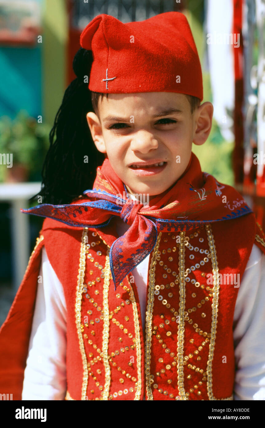 Greek boy traditional dress hi-res stock photography and images - Alamy