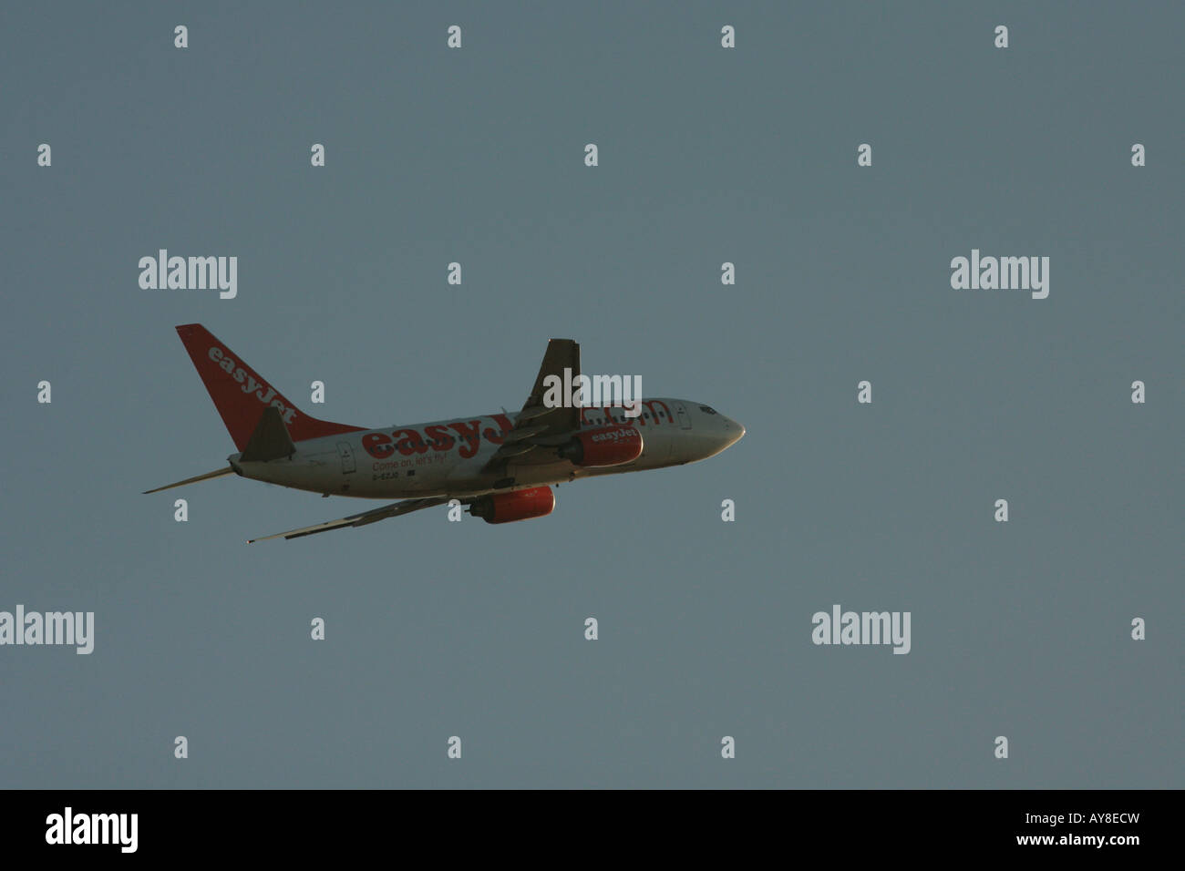 Easyjet Boeing 737 taking off from Stansted airport Stock Photo - Alamy