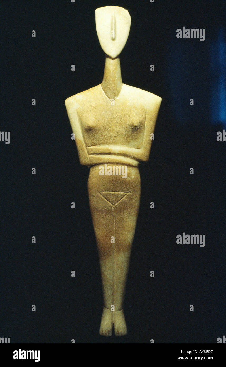 Ancient cycladic hi-res stock photography and images - Alamy