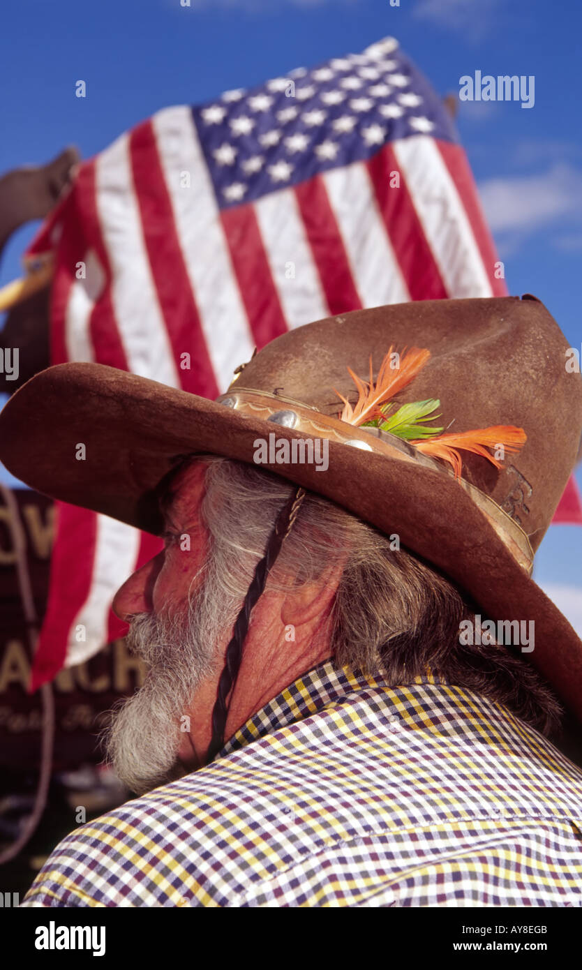 Cowboy profile face hi-res stock photography and images - Alamy