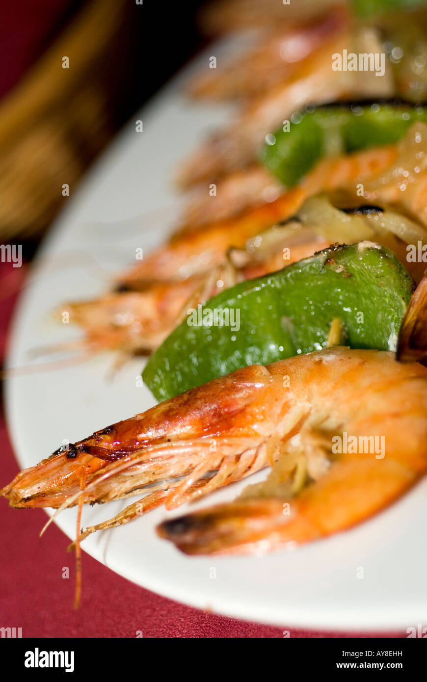 plate of shrimps Stock Photo - Alamy