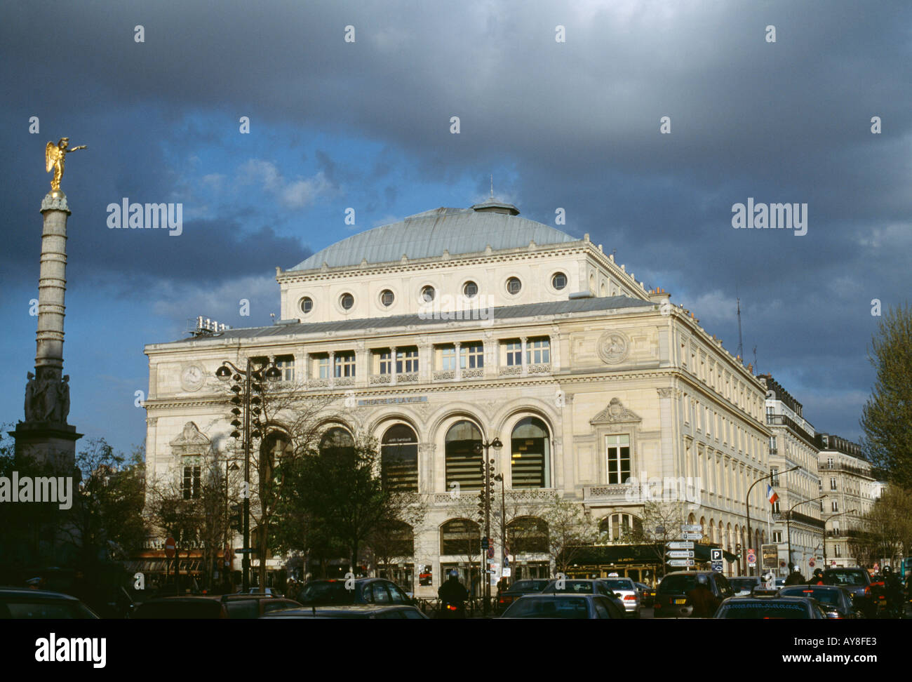 Theatre de la Ville Paris France Stock Photo - Alamy