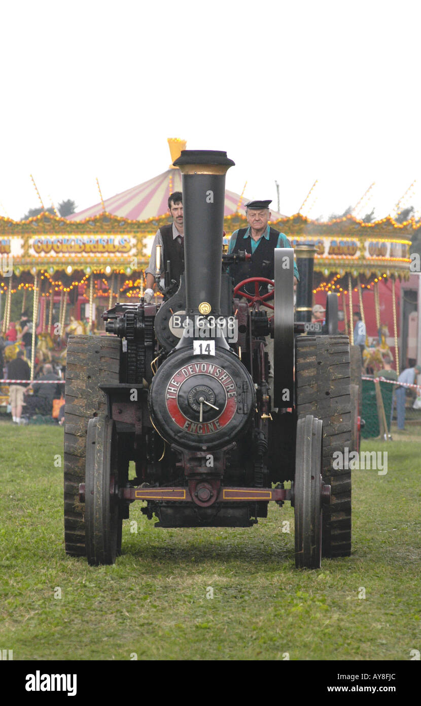 Charles Burrell Traction engine at Weeting Steam Rally Norfolk UK Stock ...