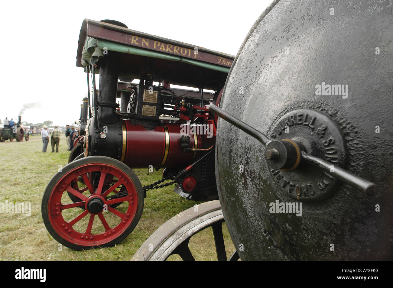 Charles Burrell Traction engines at Weeting Steam Rally Norfolk UK ...