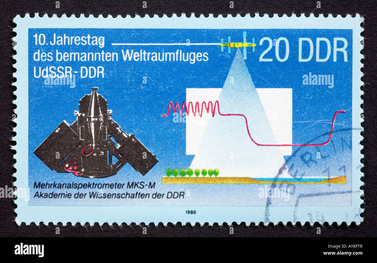 DDR postage stamp Stock Photo - Alamy