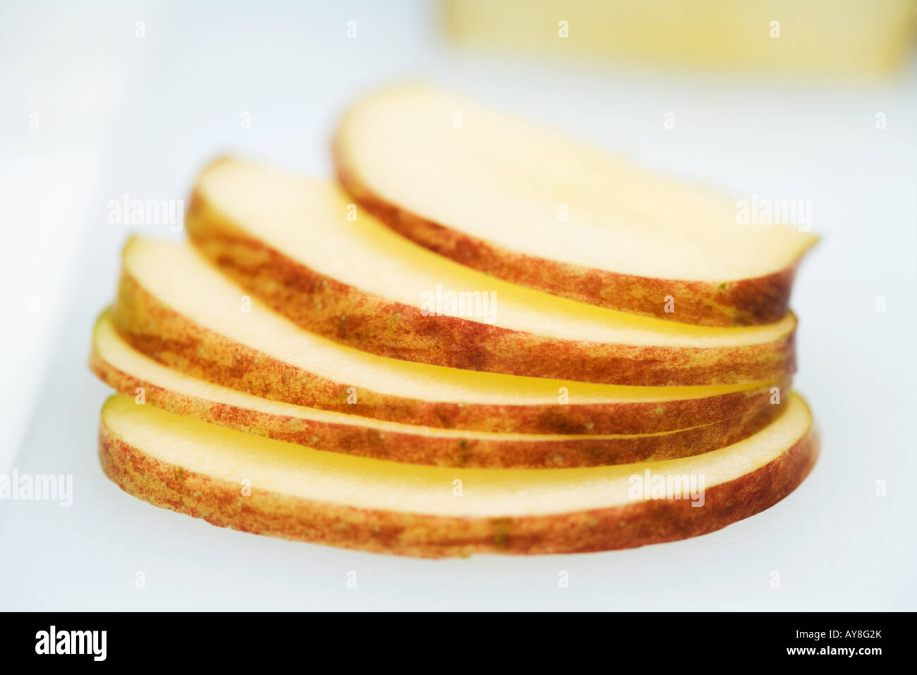 Stacked apple slices hi-res stock photography and images - Alamy