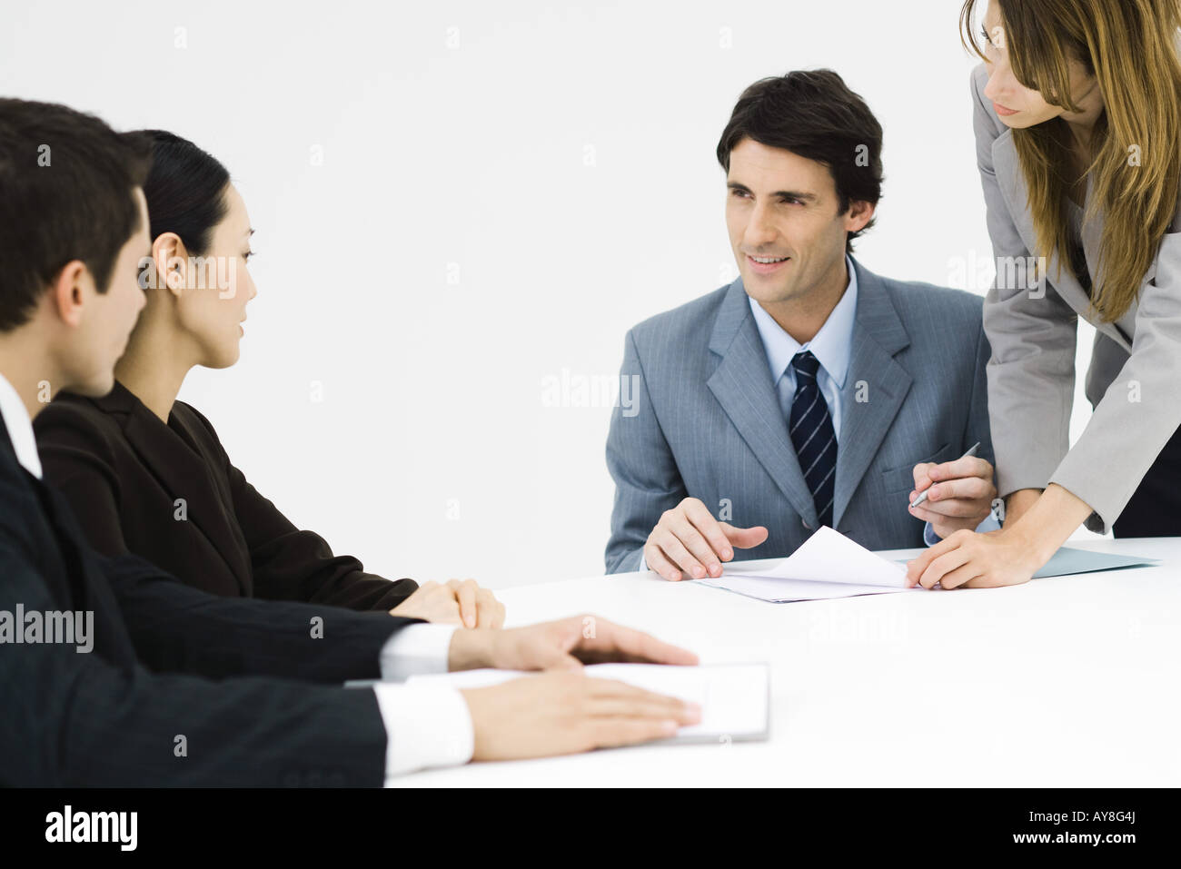 Group of businessmen cut out hi-res stock photography and images - Alamy