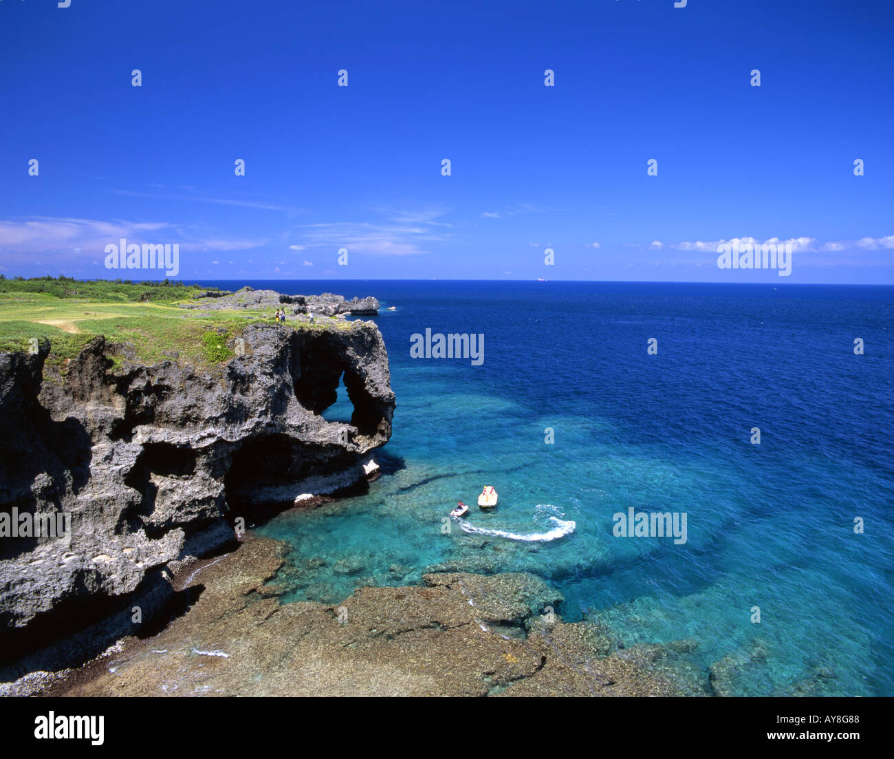 Manza mo, Cape Manza, Onna Village, Okinawa Stock Photo - Alamy
