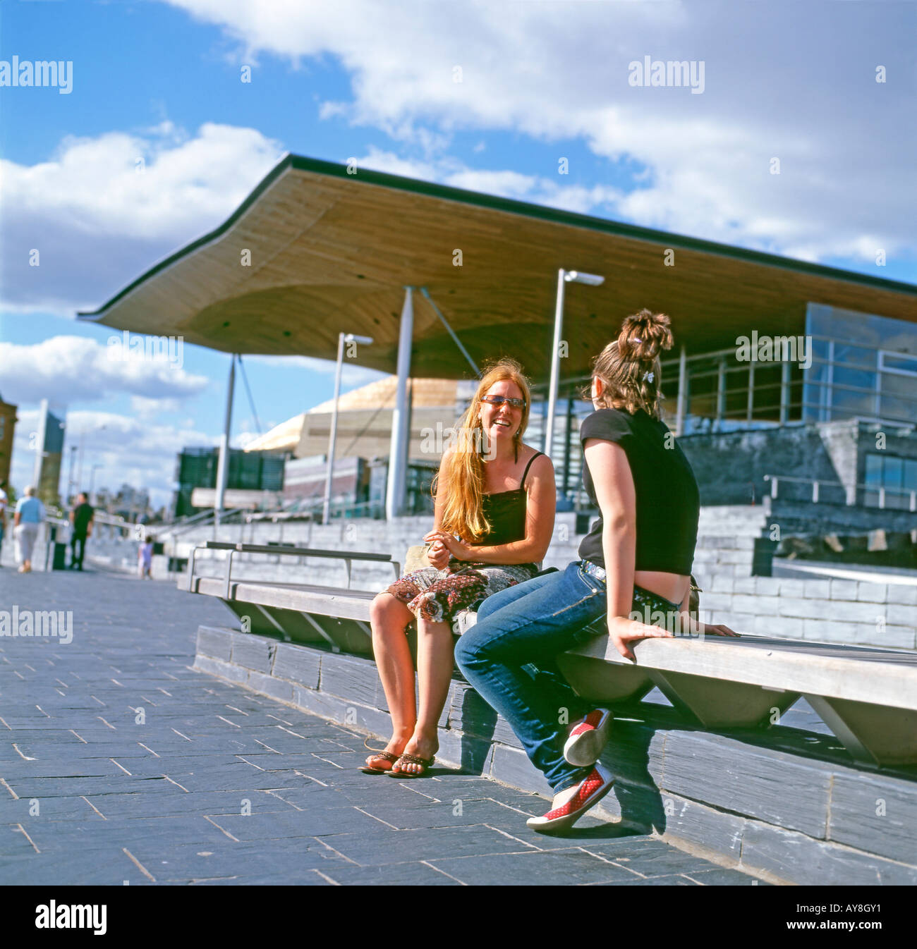 Students sitting at assembly hi-res stock photography and images - Alamy