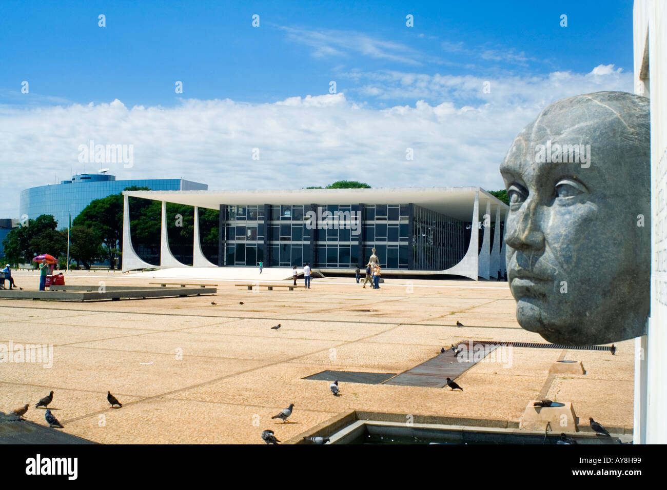 Juscelino Kubitschek Statue Three Powers Square Supreme Federal ...
