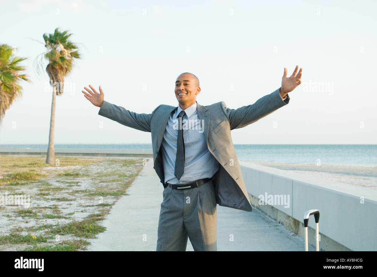 Man surrendering on beach hi-res stock photography and images - Alamy