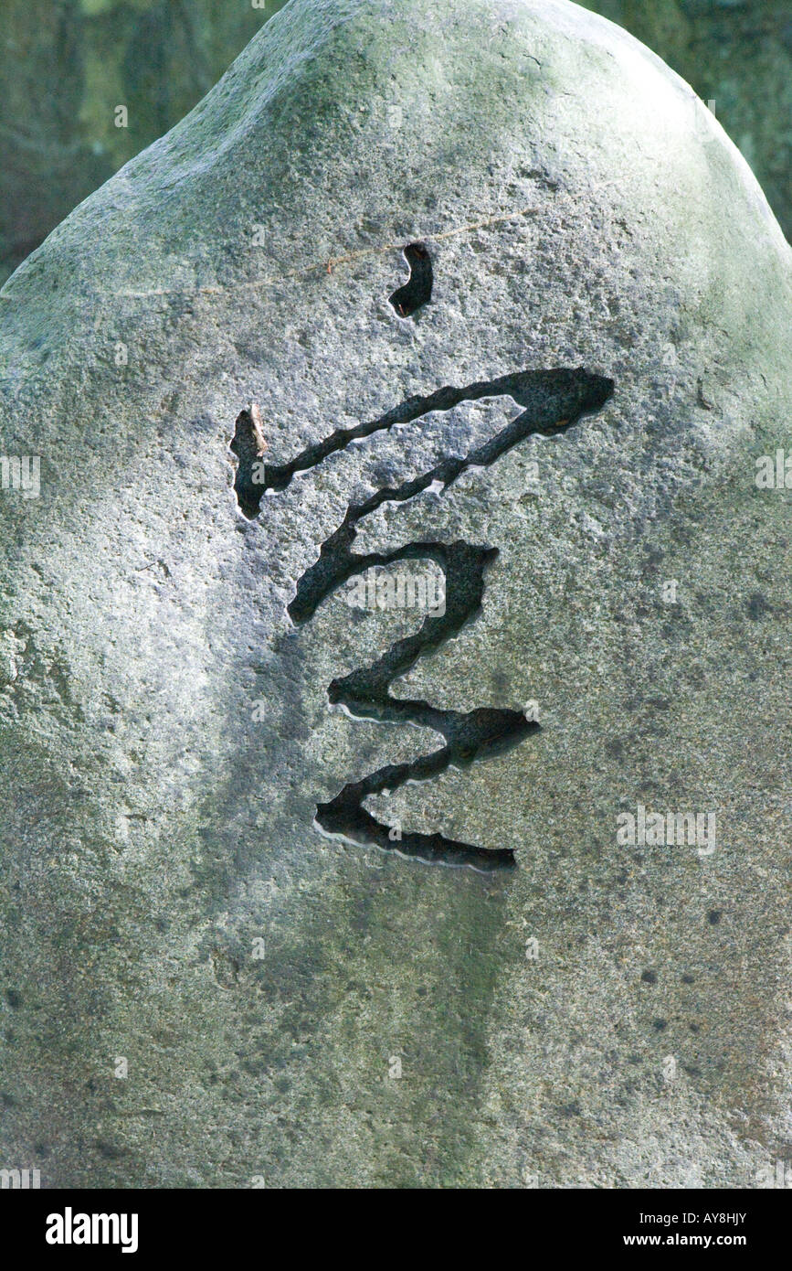 Japanese symbols carved on stone hi-res stock photography and images ...