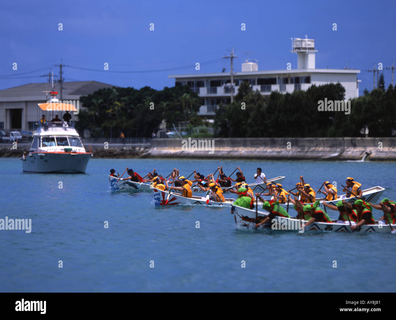 Okinawa dragon boat hi-res stock photography and images - Alamy