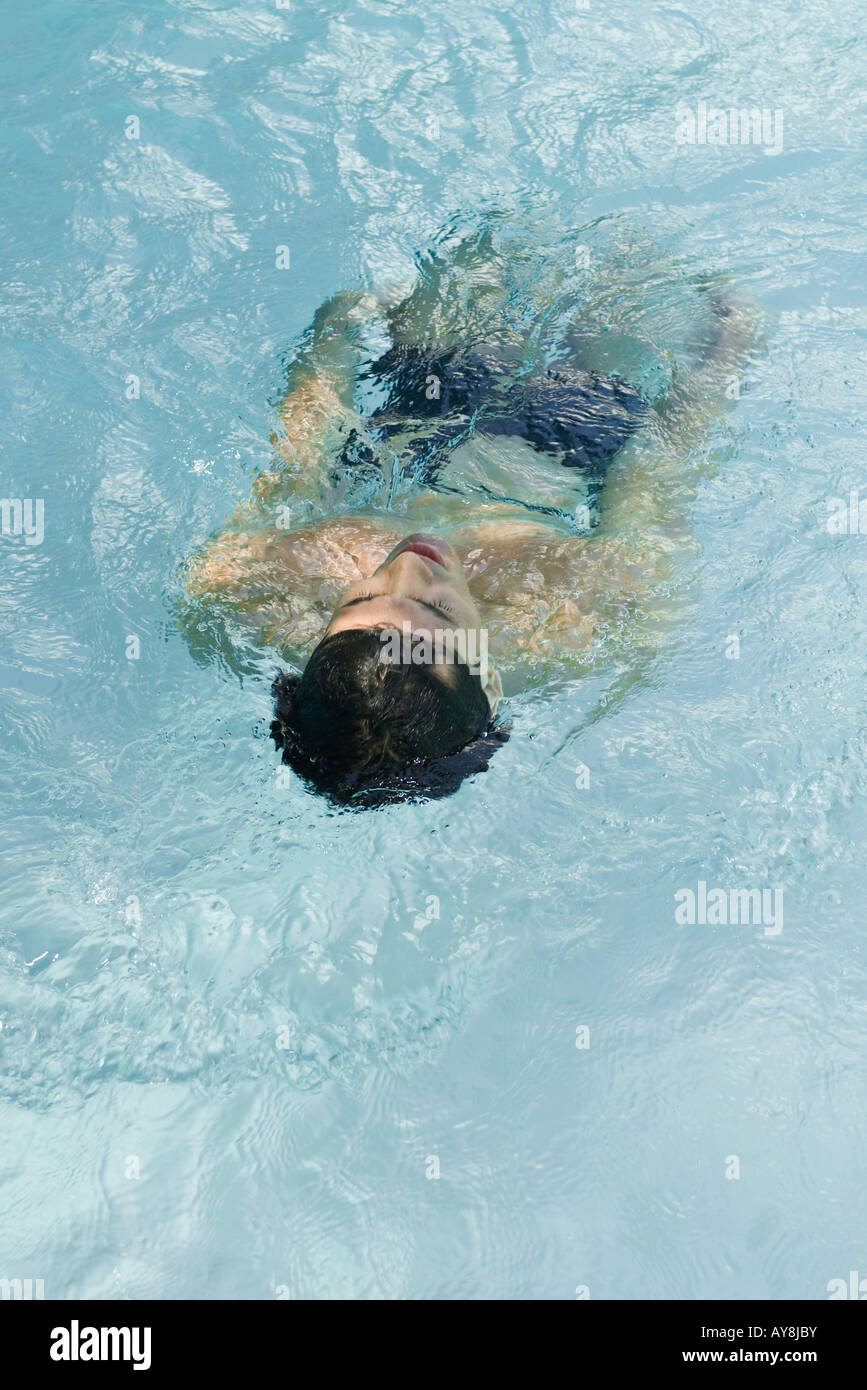 Floating on their backs hi-res stock photography and images - Alamy