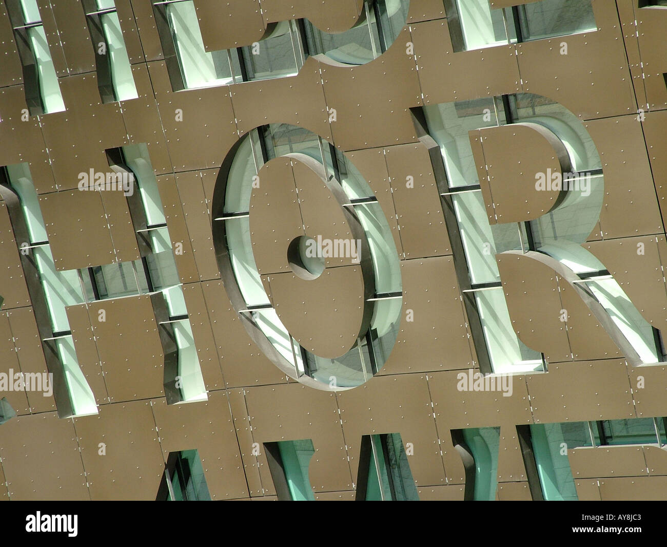 The Wales Millenium Centre building of Culture and Arts in Cardiff Bay ...