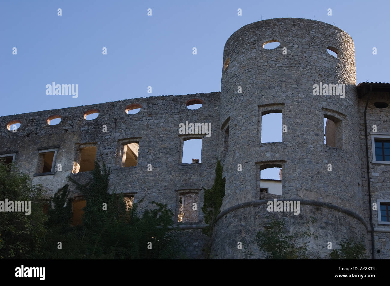 Stock Photo of the Castle in Stanjel Slovania Stock Photo - Alamy