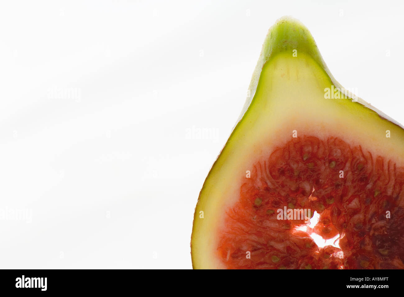 Fresh fig slice Stock Photo - Alamy